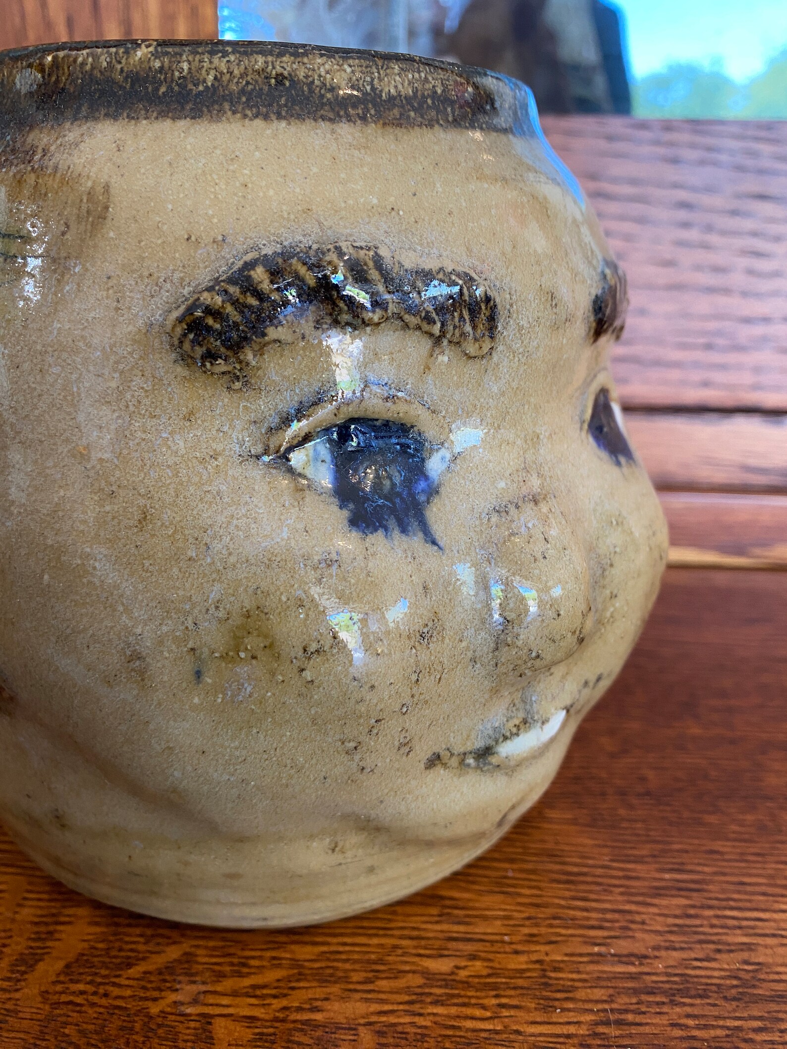 Vintage Artists Large Stoneware Face Mug California Artist FOR MIKE MUG ...