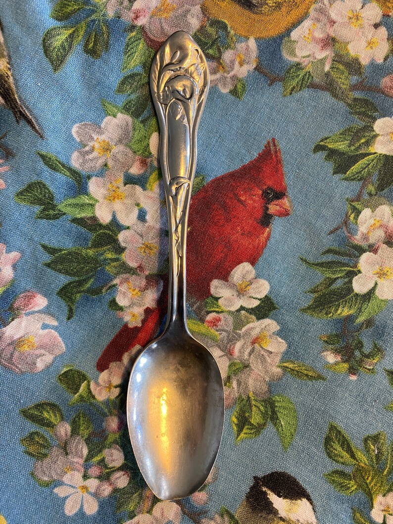 Antique Calla Lilly Spoon LASHAR SILVER PLATE 1913 - Etsy
