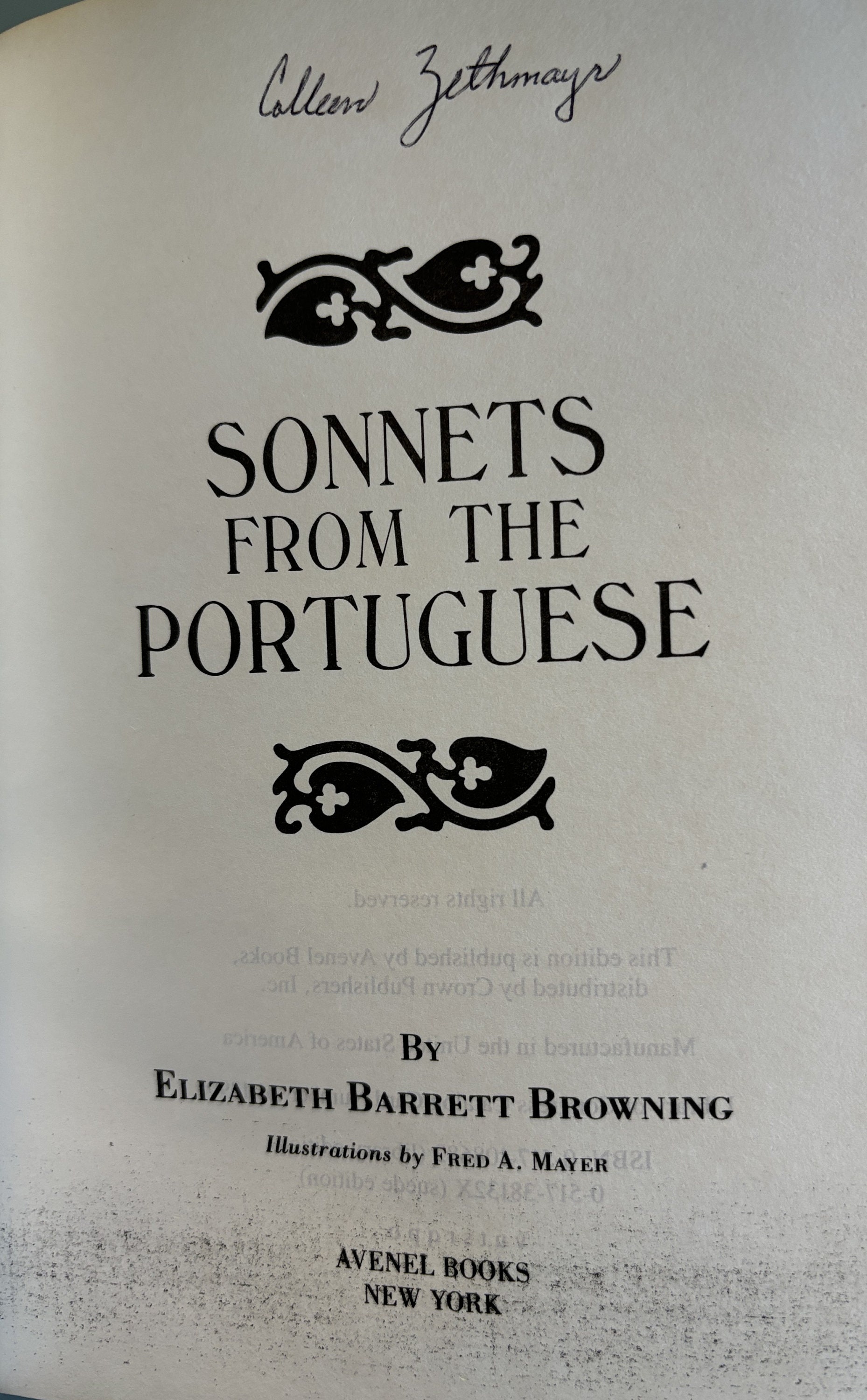 Sonnets From the Portuguese by Elizabeth Browning - Etsy