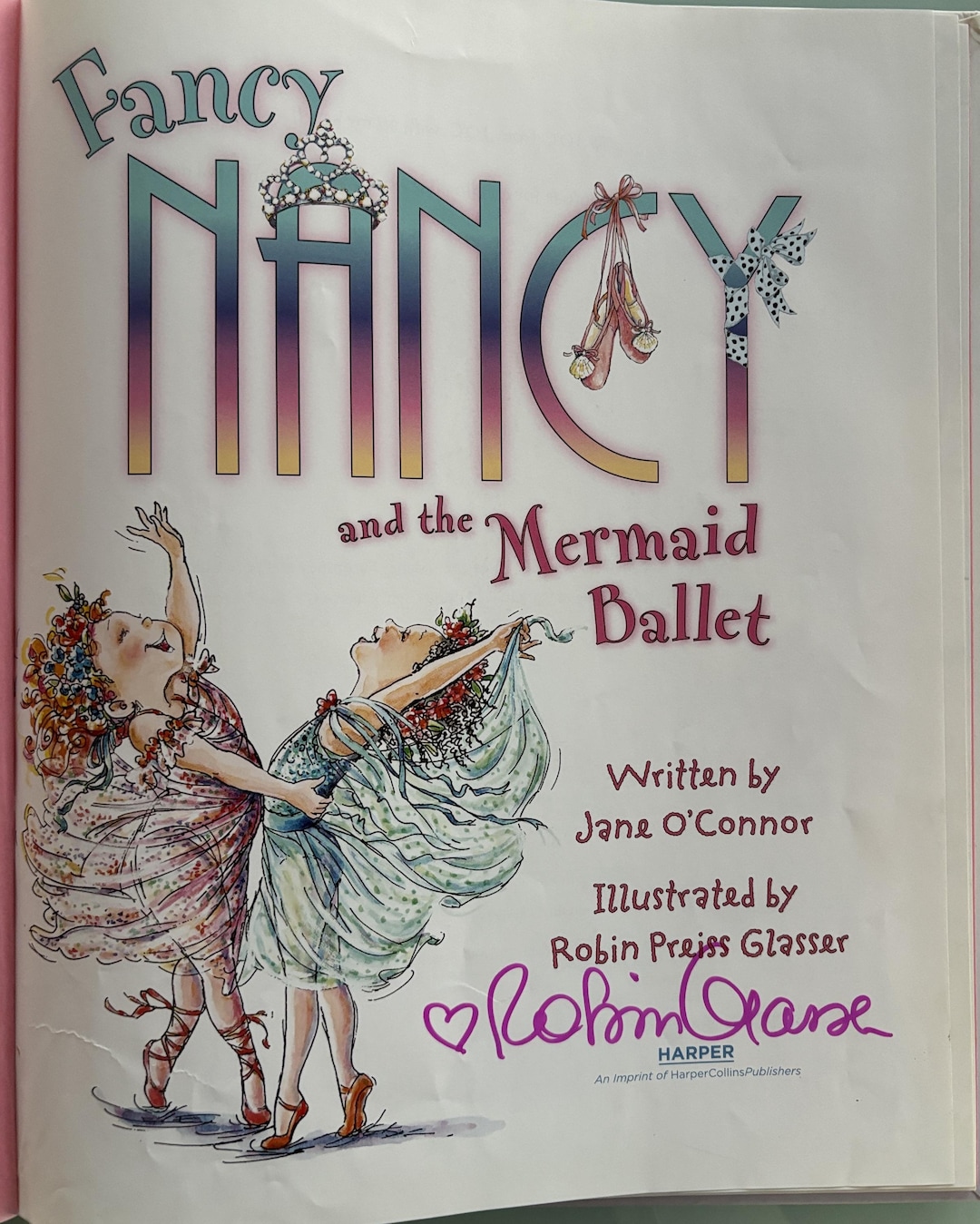 Fancy Nancy and the Mermaid Ballet - Signed - First Edition - Etsy