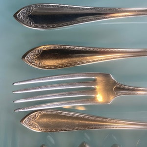 Victorian SHERATON Silverplate Flatware C1910 Beautiful! 22 Pc Lot ...