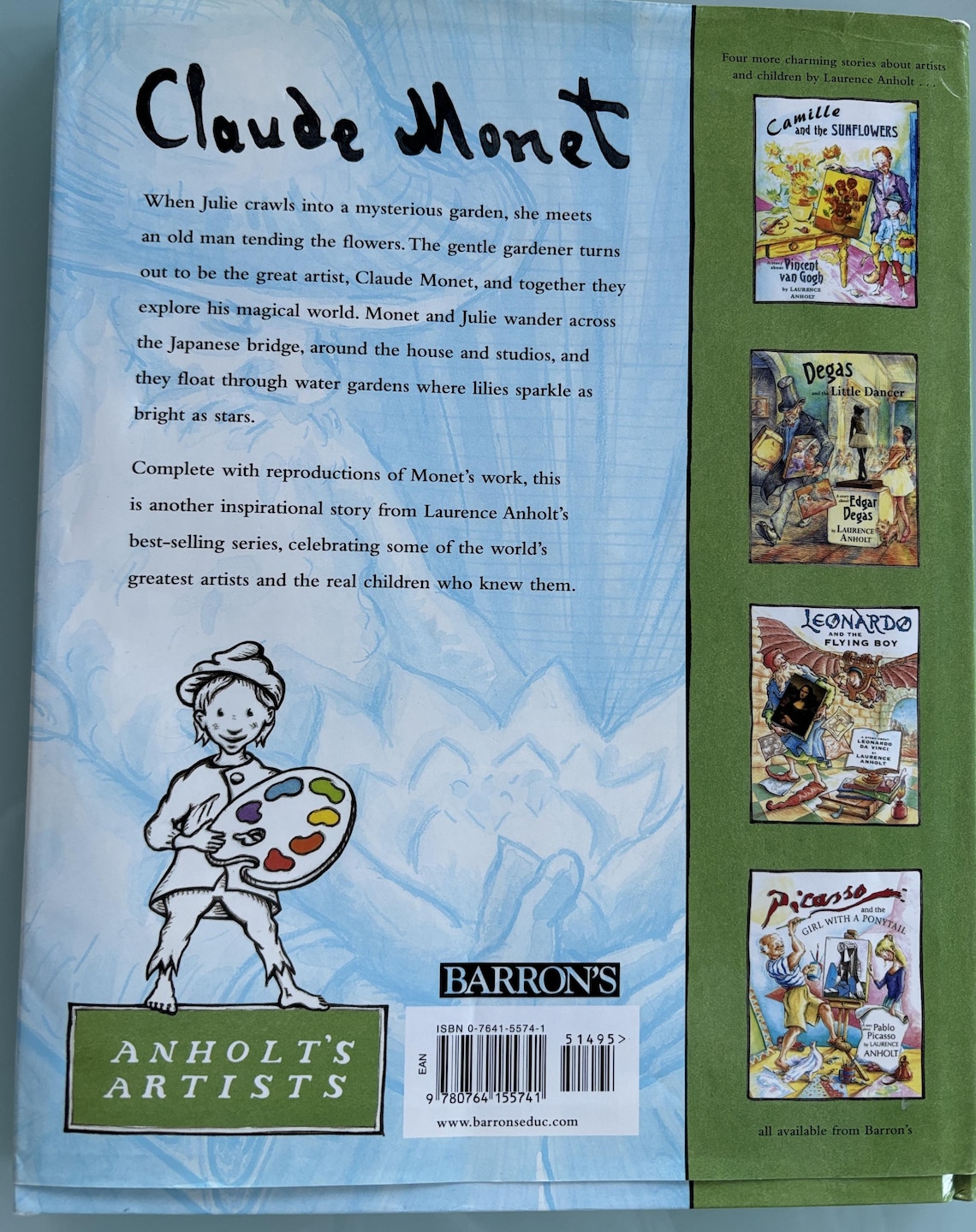 The Magical Garden of Claude Monet by Laurence Anholt ** 1st Edition ...