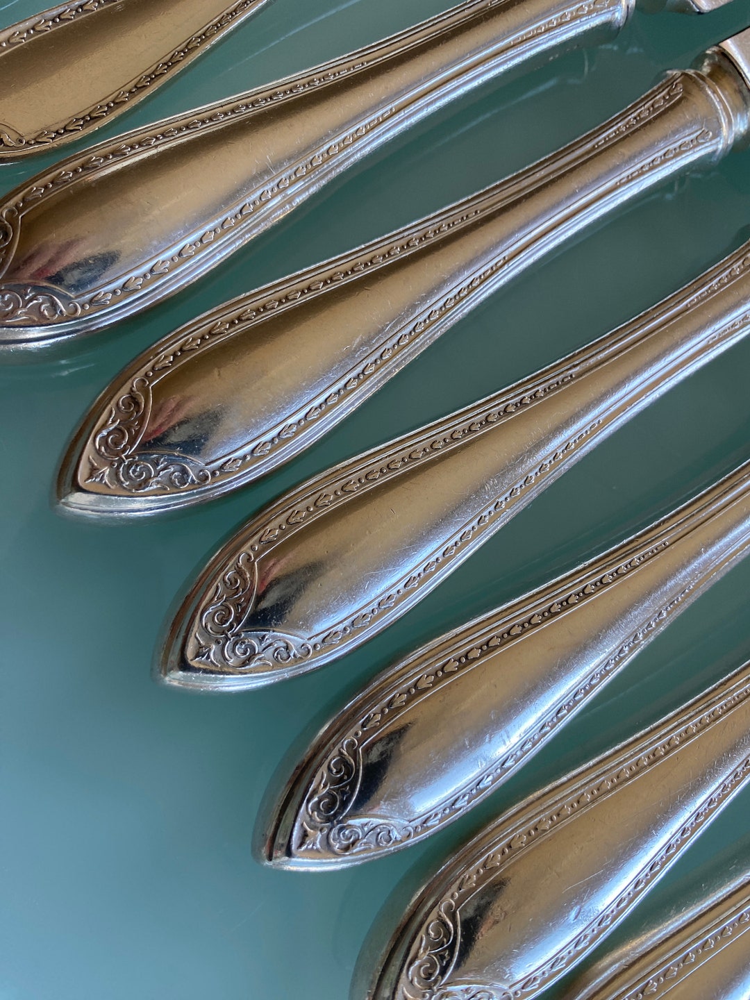 Victorian SHERATON Silverplate Flatware C1910 Beautiful! 22 Pc Lot ...