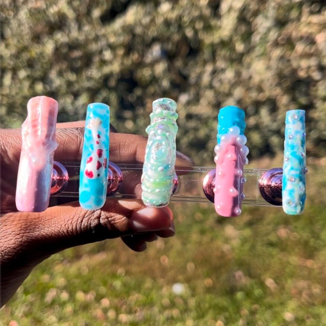 Okinawa Press Ons - Etsy