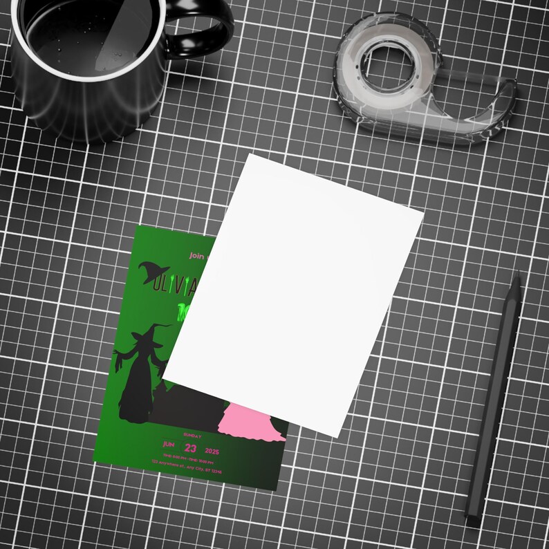 Wicked Themed Party Birthday Invitation | Printable Wicked Party Invite ...