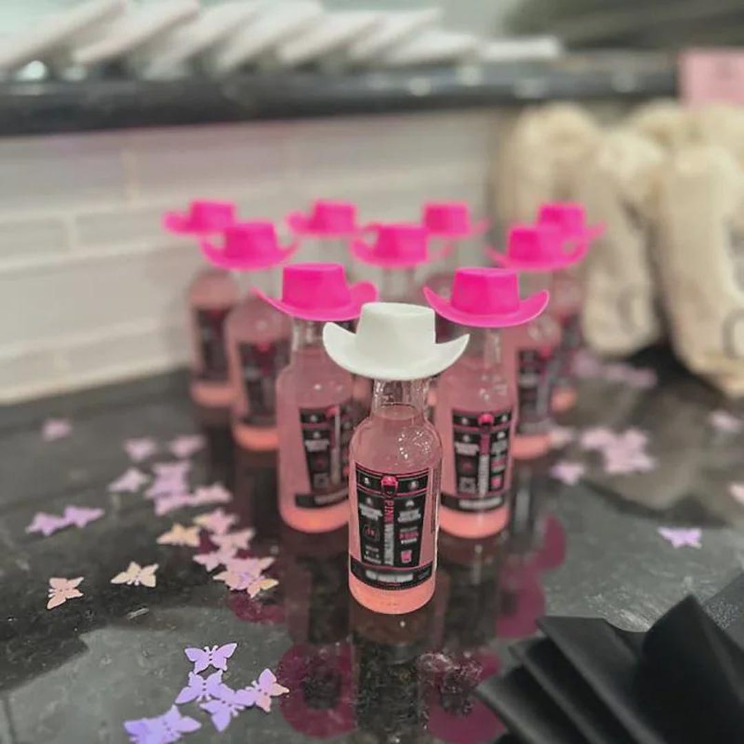 10pcs Mini Cowboy Hat Shooter Topper Disco Cowgirl Hats for ...