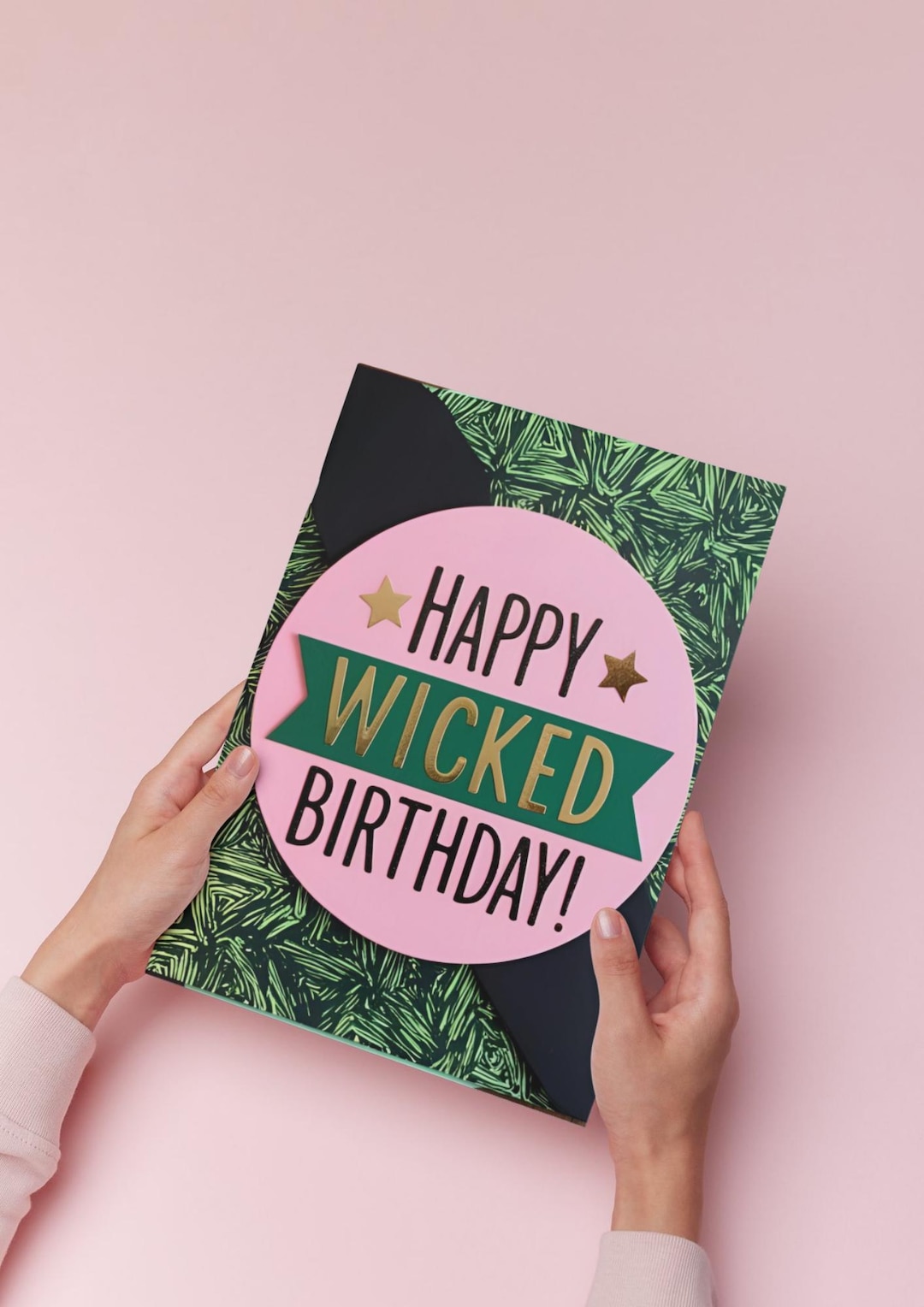 Disney Wicked Birthday Card | Wicked Theme | Party Invite | Download - Etsy