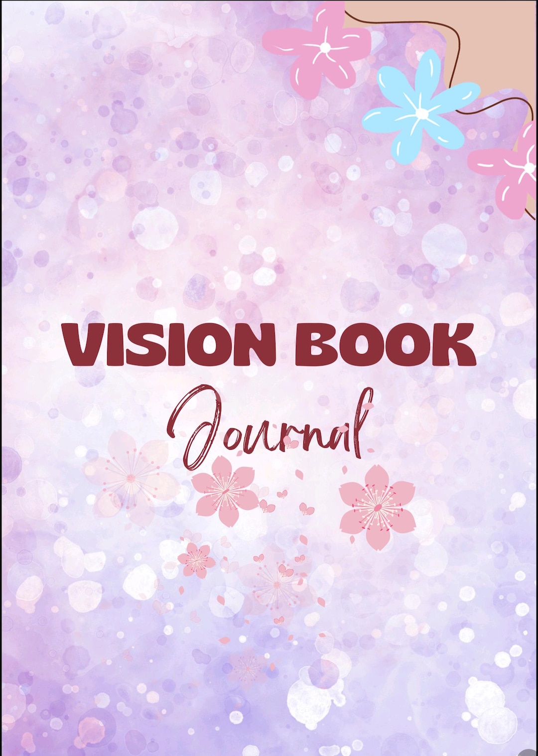 Vision Book| Printable Goal Setting, Affirmation Journal | Law of ...