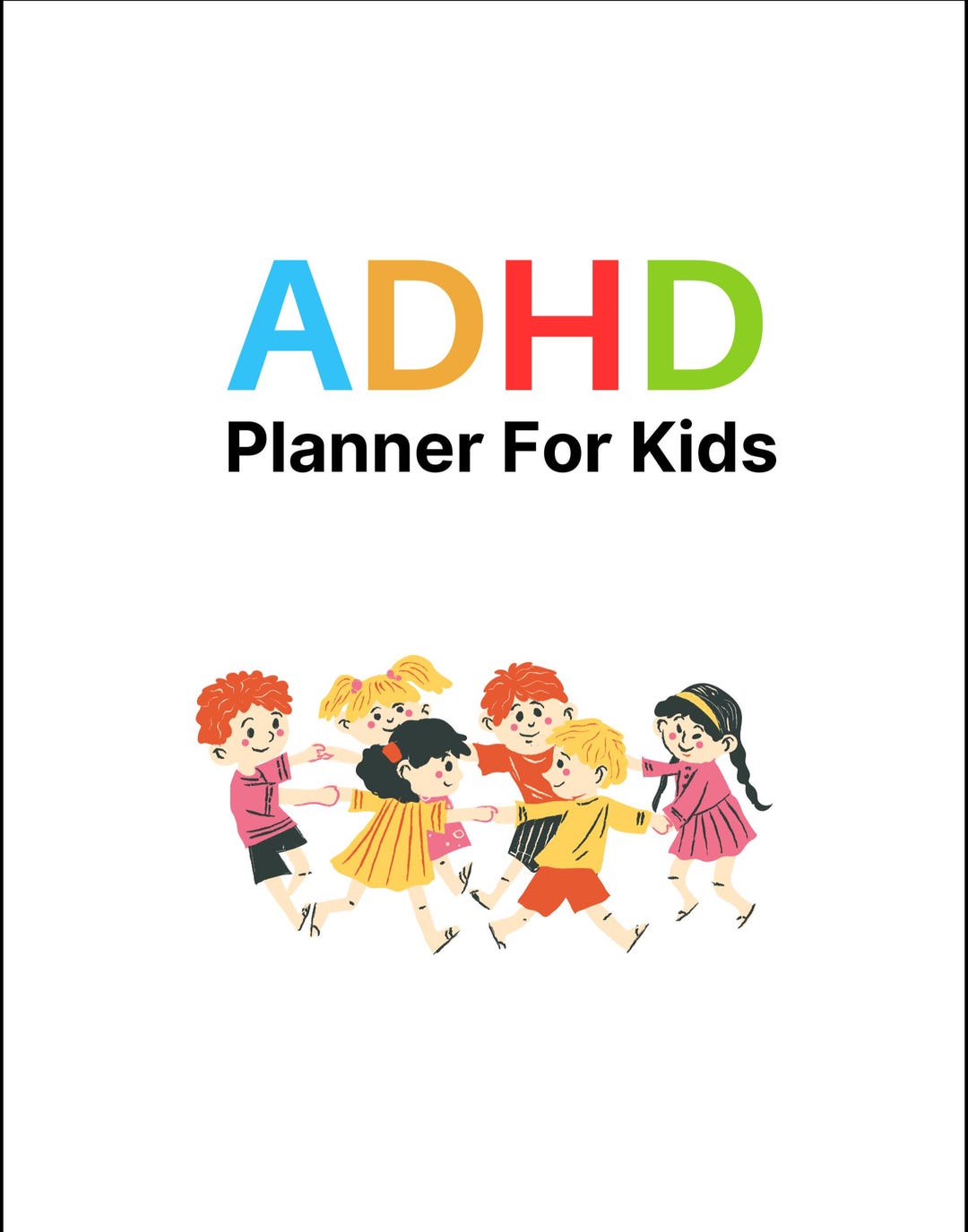 ADHD Kids Planner | Printable Daily, Weekly Organizer | Task Breakdown ...