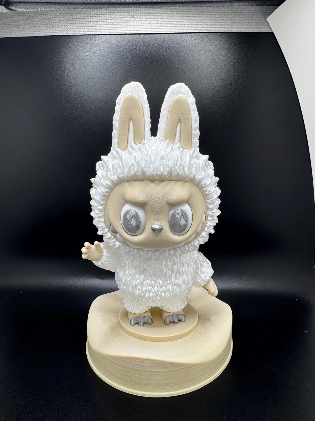 Labubu & Zimono-inspired Angel Bunny 3D Printed Collectible Figure - Etsy