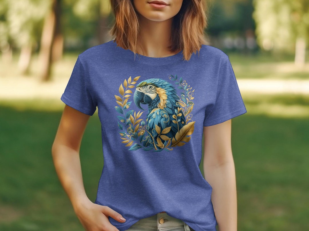 Parrot Shirt Macaw Parrot Sweater Parrot Top Wildlife Pet Bird - Etsy
