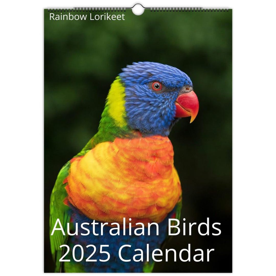 Australian Bird Calendars 2025 Version 2 - Etsy