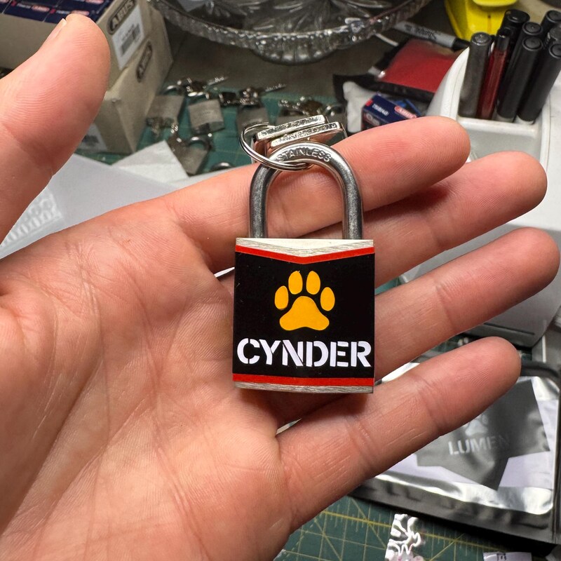 Padlock Necklace - Etsy