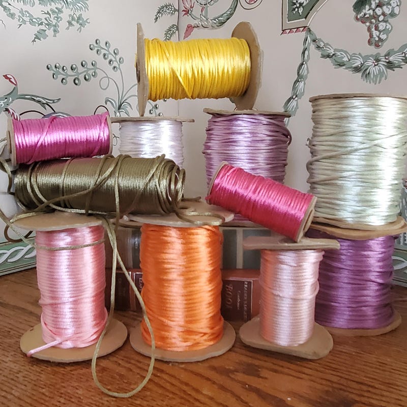 Satin Rattail Cord 1/8 - Etsy
