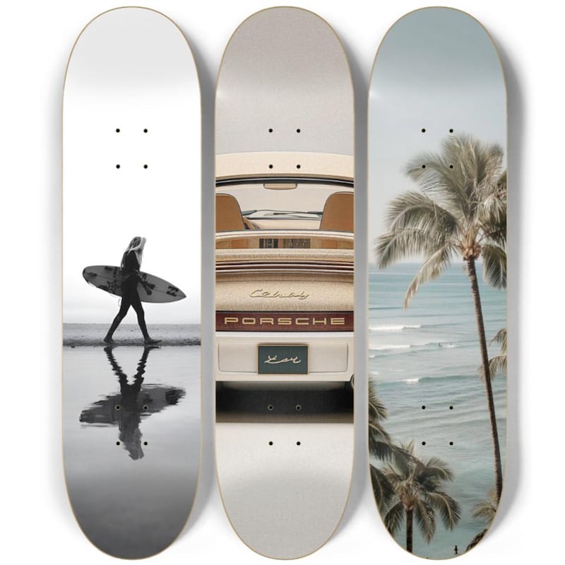 Beach Skateboard Deck - Etsy