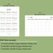 2025 A4 Calendar Bundle | Yearly and Monthly Printable Calendars ...