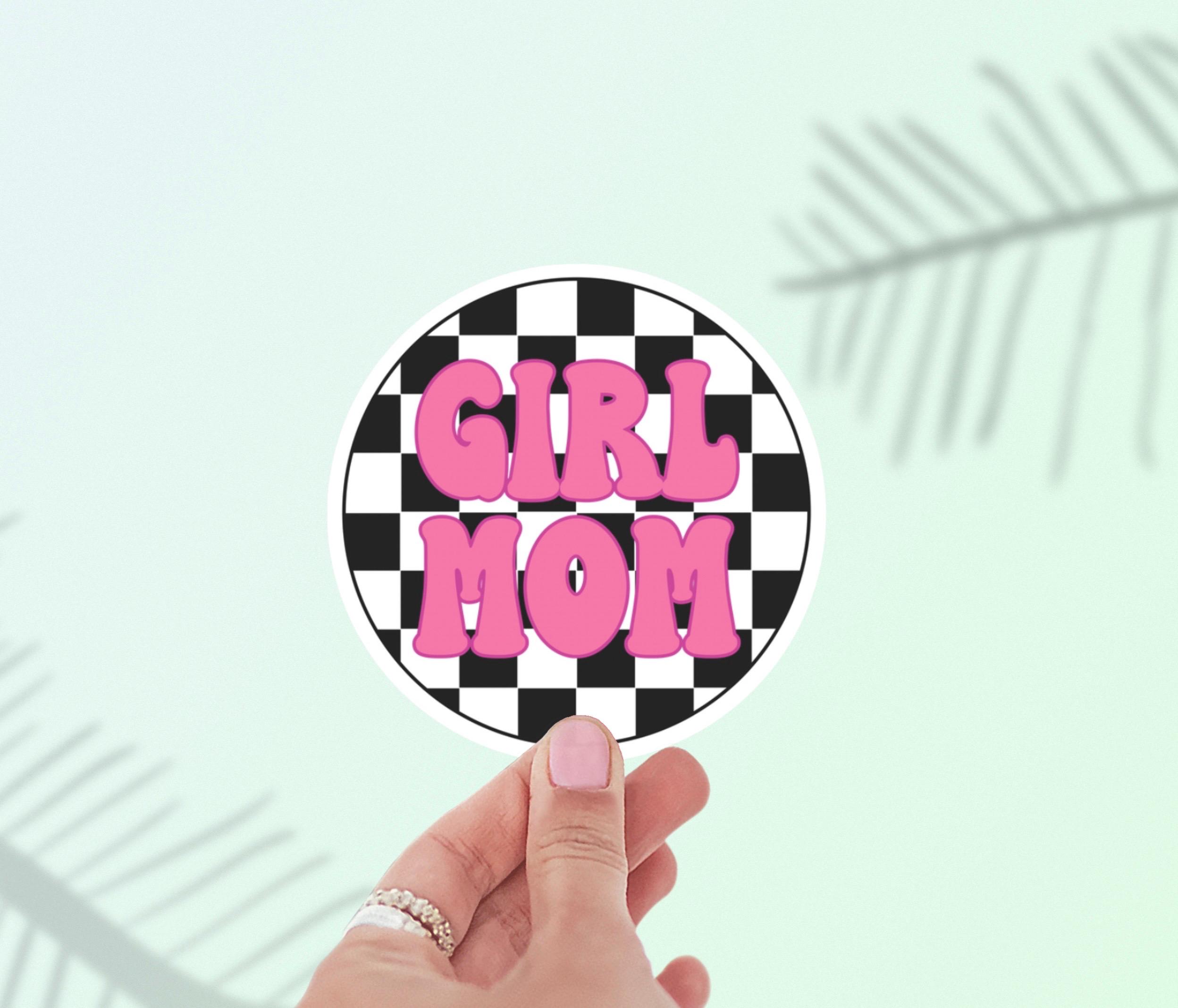 Girl Mom Sticker – Cute Mom Life Decal, Mother’s Day Gift, Mom Car ...