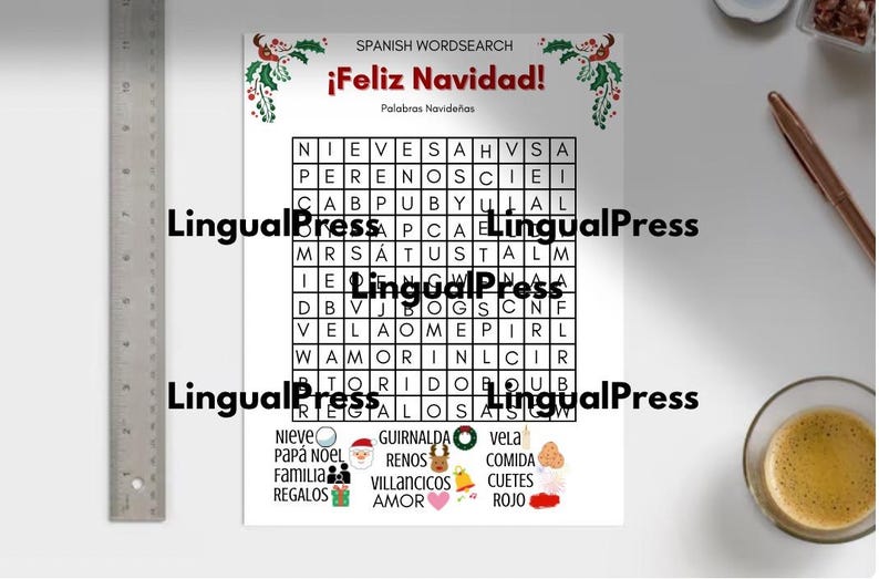 Spanish Christmas Fun Activities - Etsy