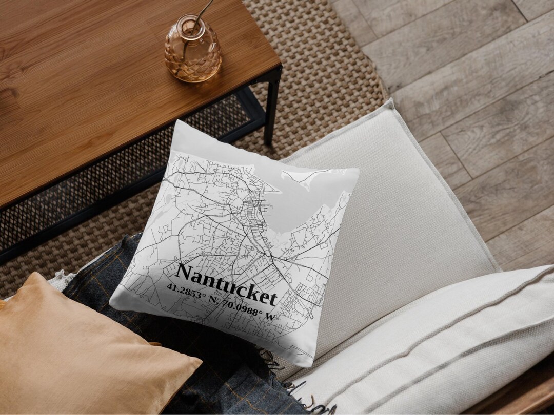 Nantucket Pillow Cover Personalized Nantucket Throw Pillow Cover ...