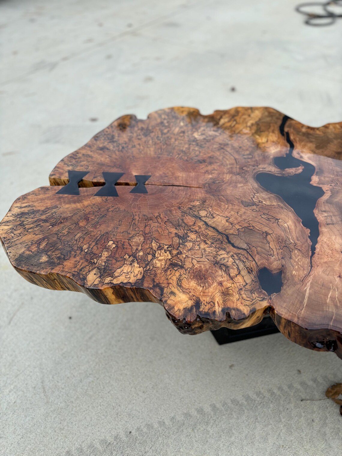 Spalted Maple Coffee Table African Blackwood Inlays - Etsy