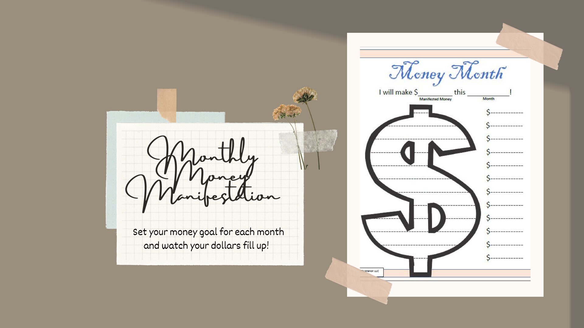 Millionaire Mindset (2-pdfs) - Money Charts - Etsy