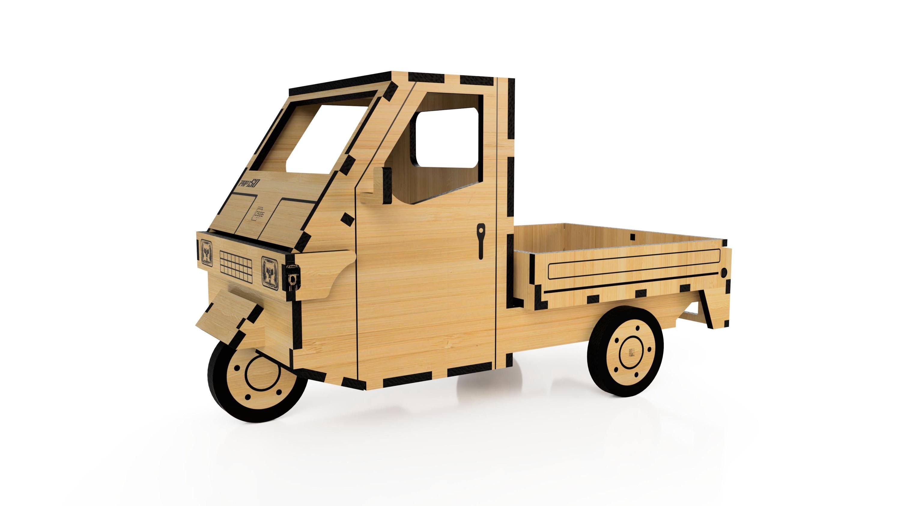 Piaggio Ape 50: 3-in-1 Modular Laser Cut Kit (digital Download, SVG ...