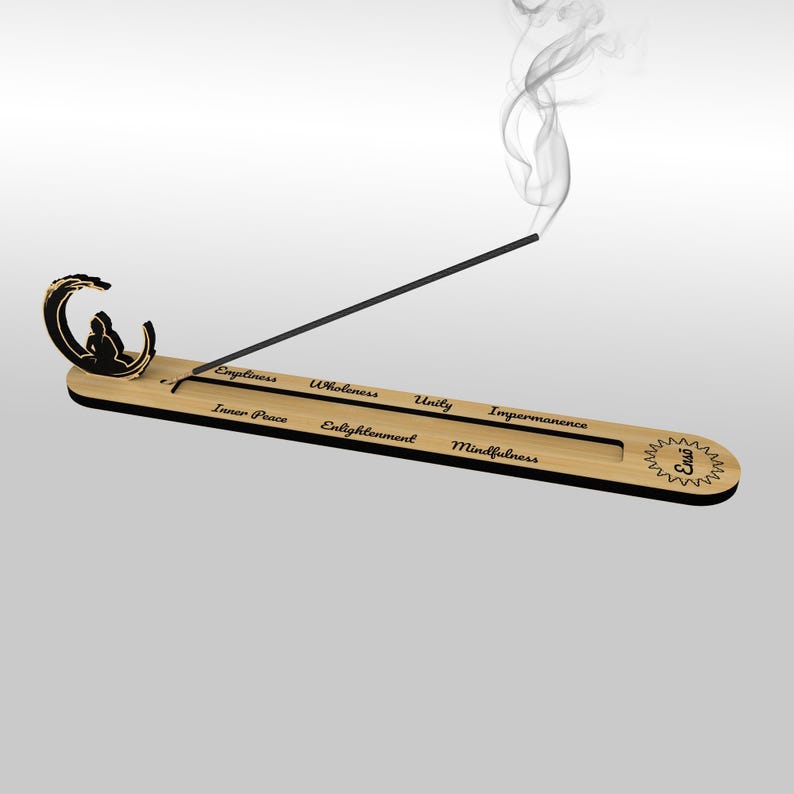Laser Cut Incense Holder, Burner SVG, DXF: 6 Designs, Home Decor ...