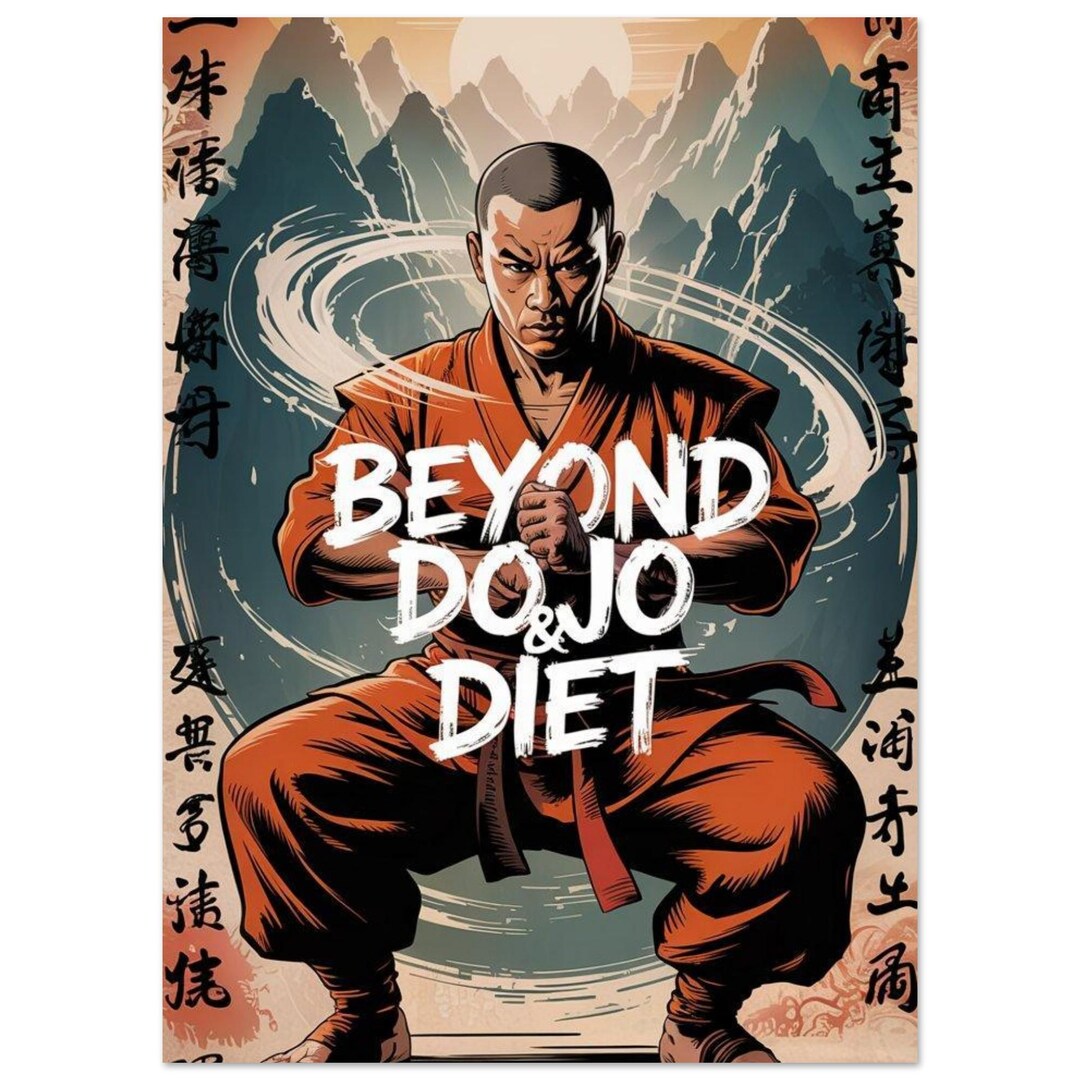 Shaolin Monk Warrior Wall Art - Vibrant Fine Art Print - Mindful Zen ...