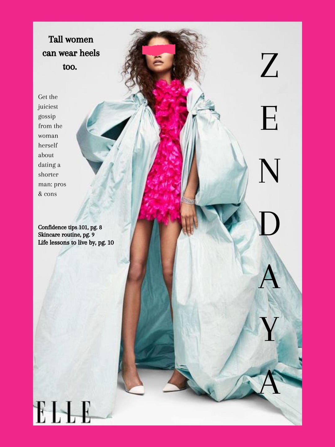 Graphic | Zendaya Magazine Cover - Etsy