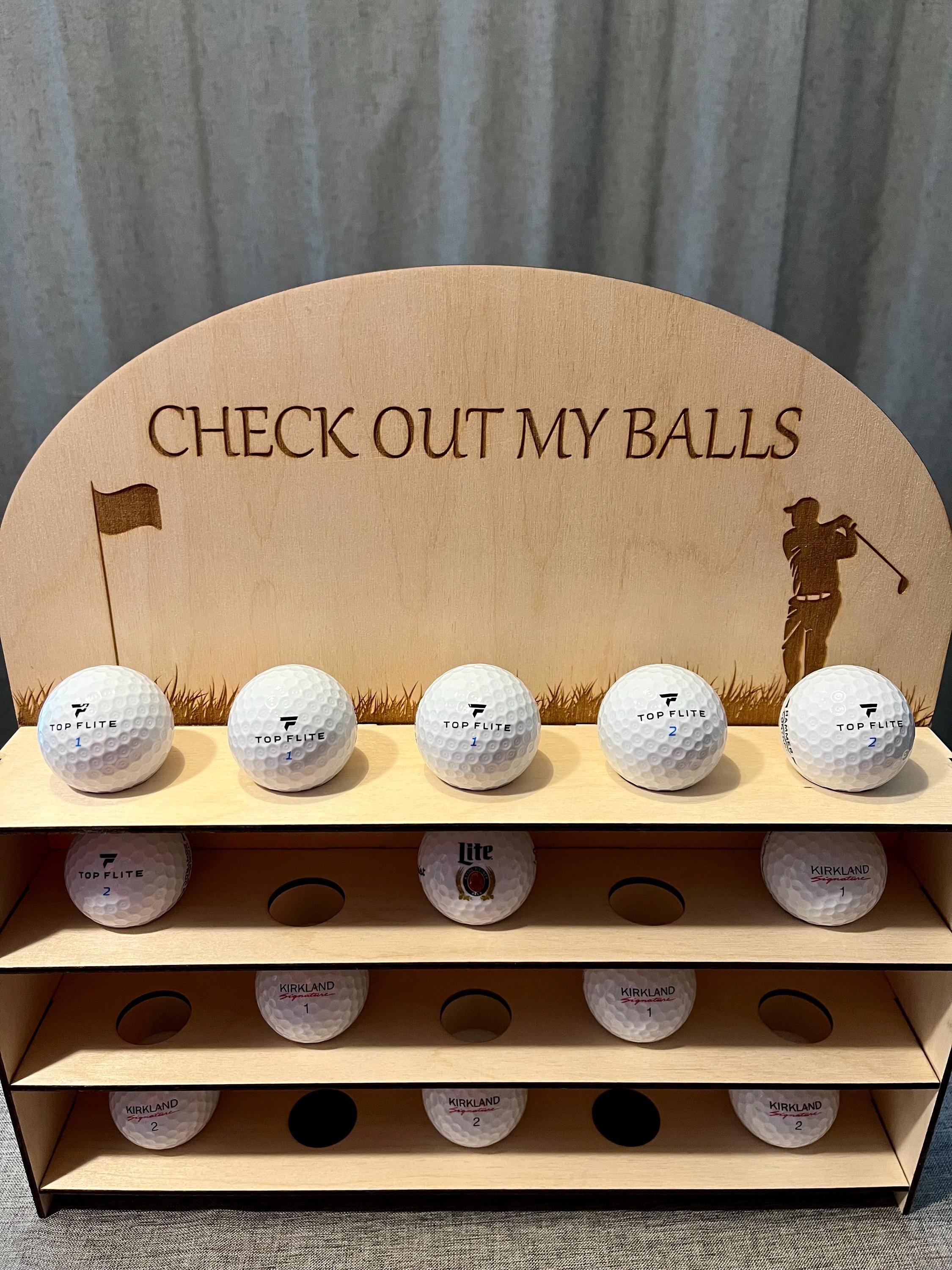 Golf Ball Display, Laser Engraved, Golf Display, Laser Engraved Golf ...