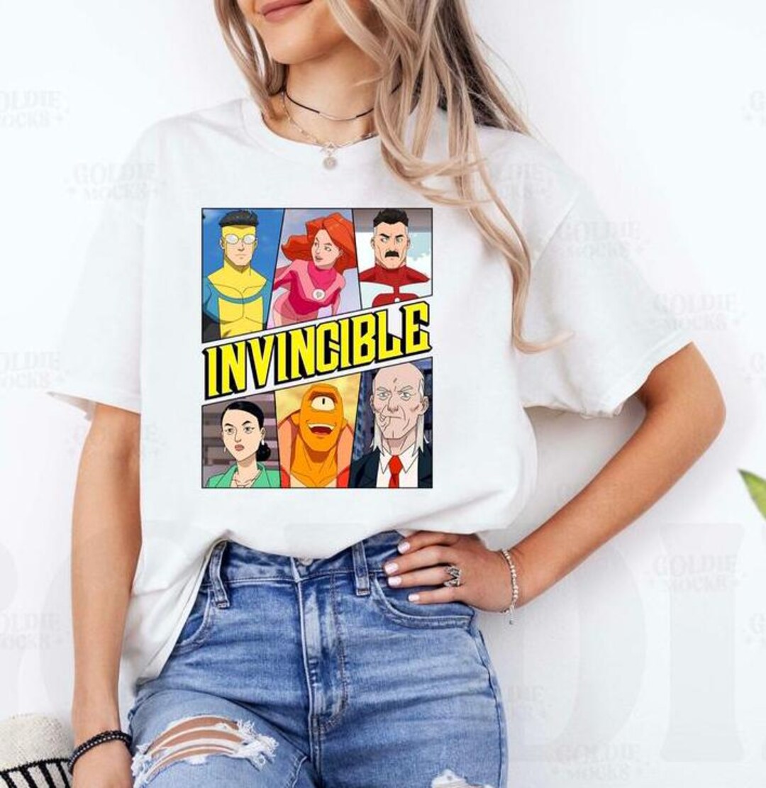 Invincible Tee, Comic Book, Superhero, Omniman, Atom Eve, Super Hero Movie Shirt,hero Shirt,art ...