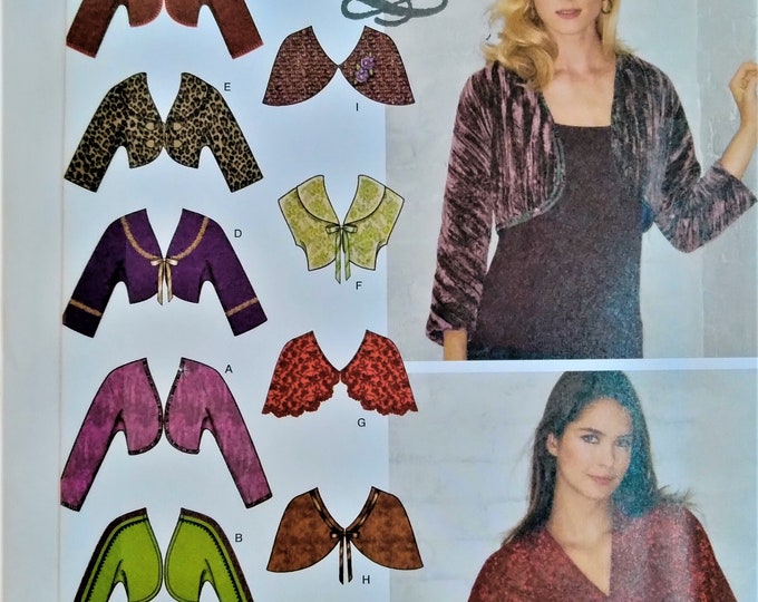 Simplicity 3921 Misses Boleros & Capelets Pattern With Variations-size ...