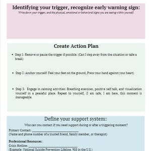 Mental Health Bundle: Mindful Trigger Management Kit - Etsy