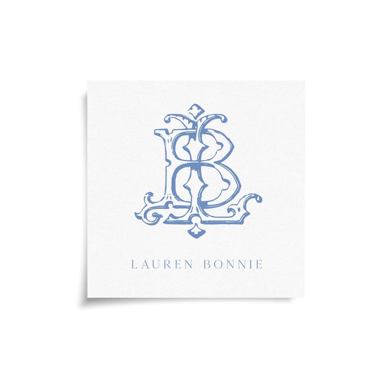 Lb Monogram - Etsy
