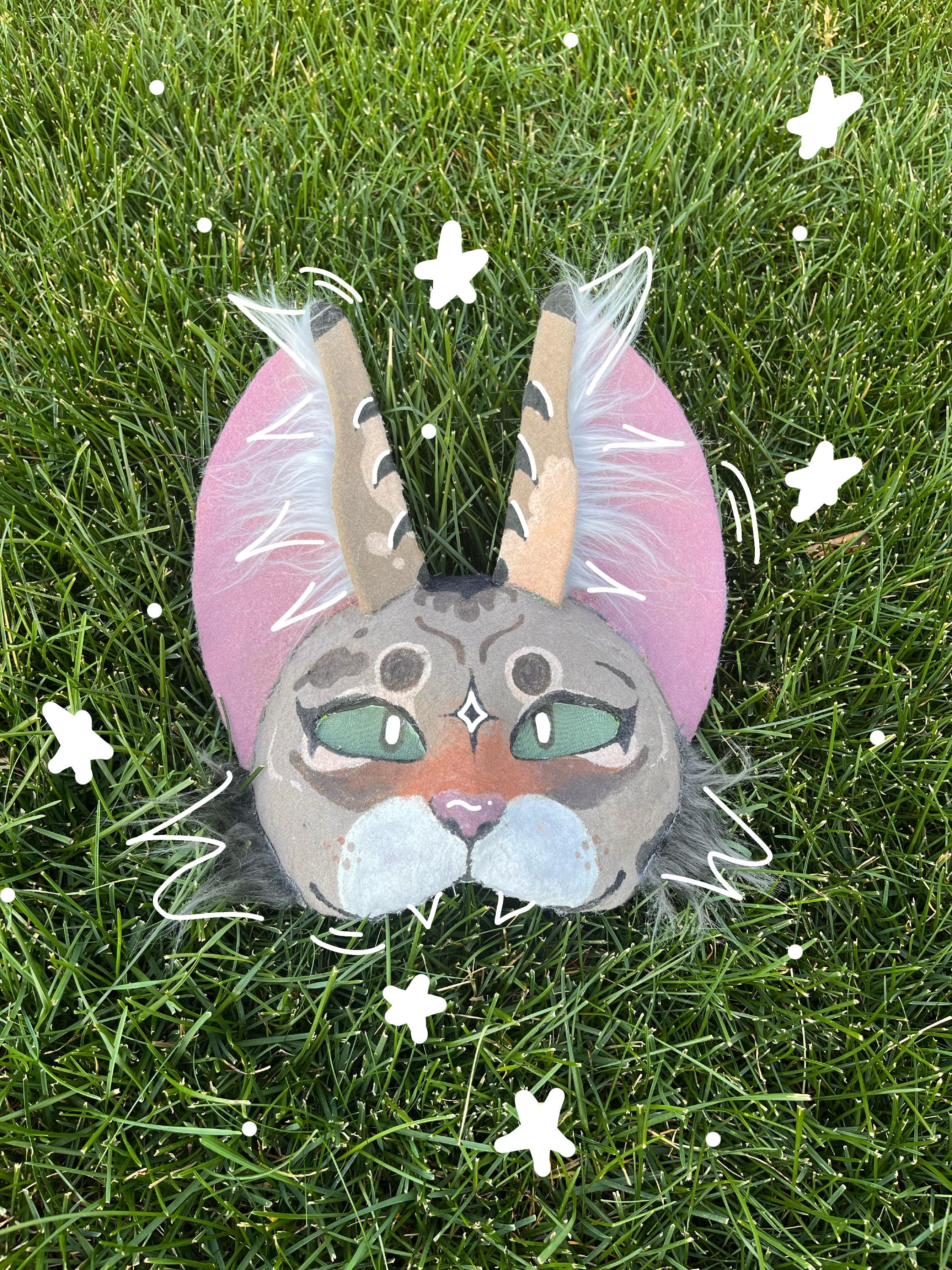 Serval Cat Mask / Cougar Therian Cat Mask / Therian Mask / Big Cat Mask ...
