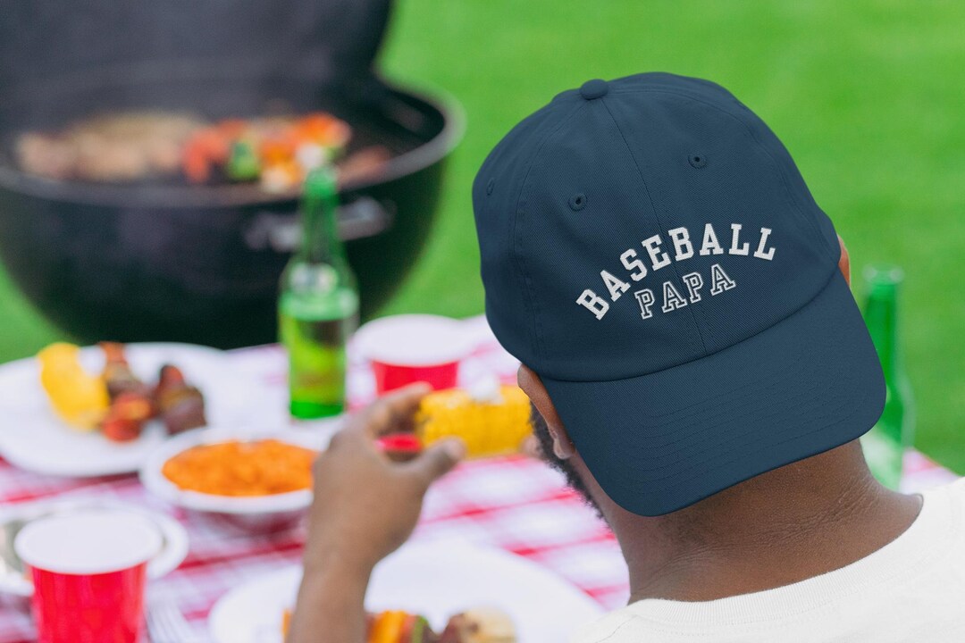 Baseball Papa Cap, Baseball Papa, Baseball Papa Hat, Gift for Papa From Grandkids, Grandpa ...