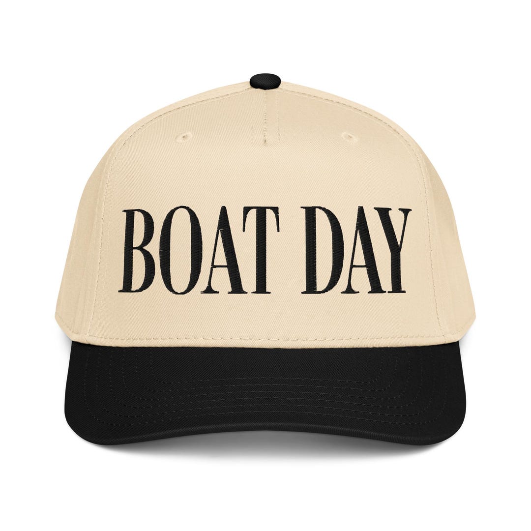 Boat Day Embroidered Hat, Boat Day Hat, Boat Day, Lake Day Hat, Lake ...