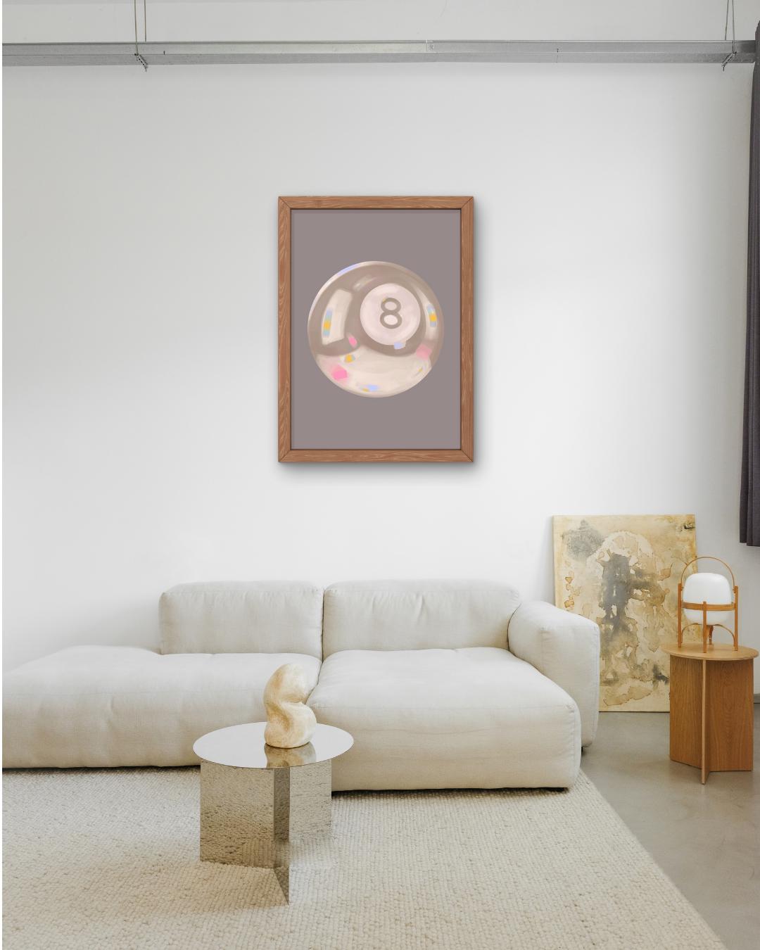 Instant Digital Download 8 Ball Design Wall Art Digital Print, Home ...