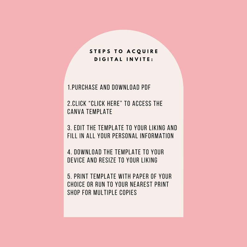 Birthday Invite, Aesthetic, Pink, Cute and Stylish, Customizable Invite ...