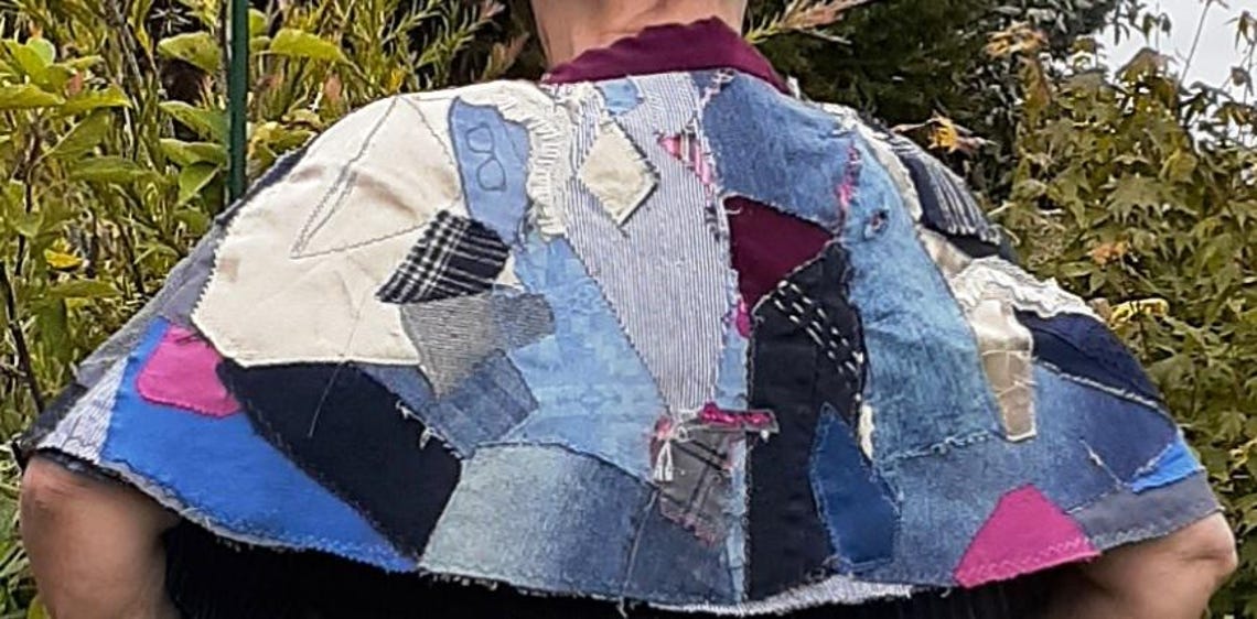 Cape, Shawl, Ragged, Mantile, Capelet, Poncho, Wrap, Frayed, Shaween ...