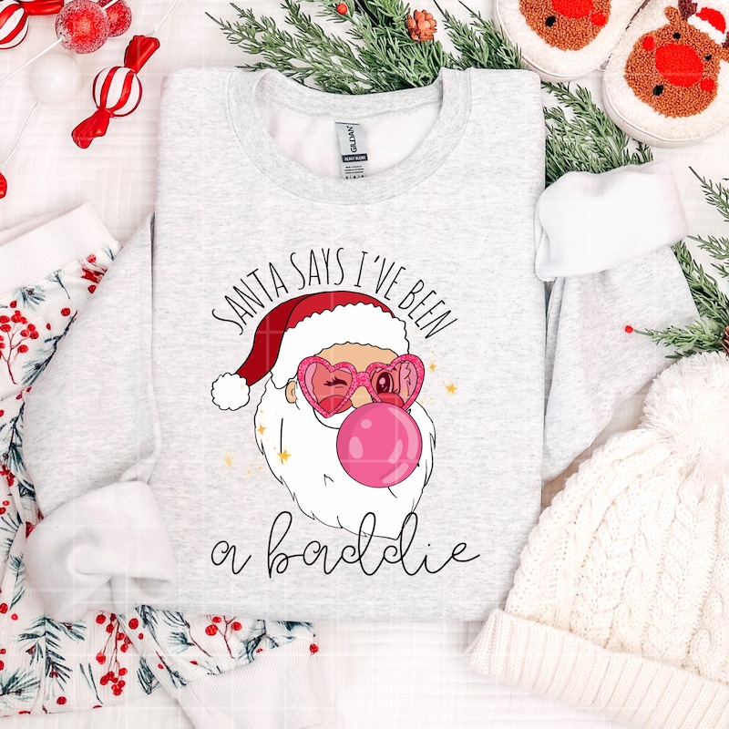 Baddie Santa - Etsy