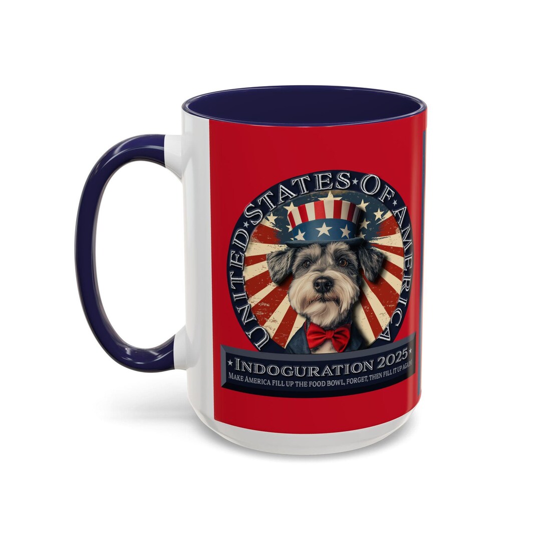 Ceramic Indoguration 2025 Mug, BUNCH of BREEDS Patriotic Inaguration ...