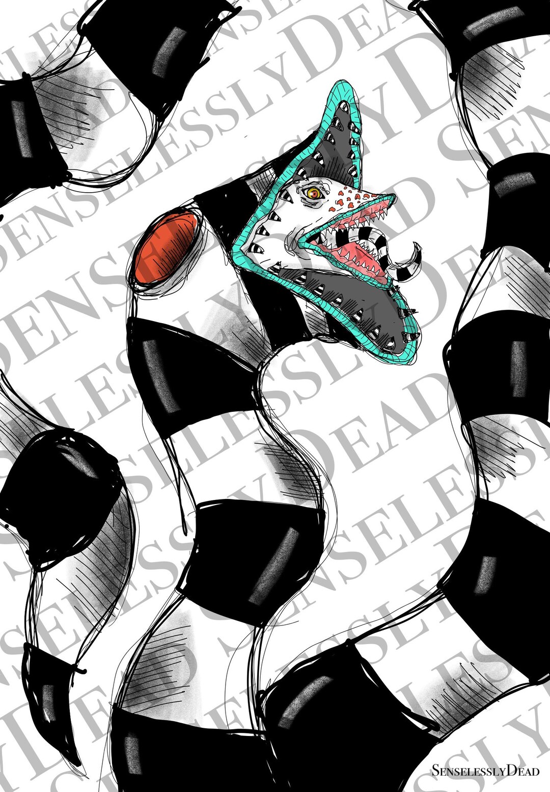 Sandworm Background Wallpaper - Etsy