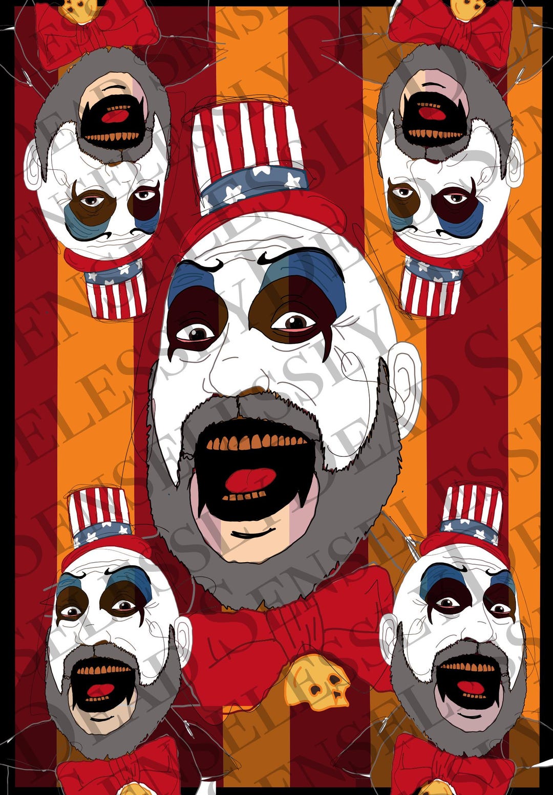 Captain Spaulding Background Wallpaper - Etsy