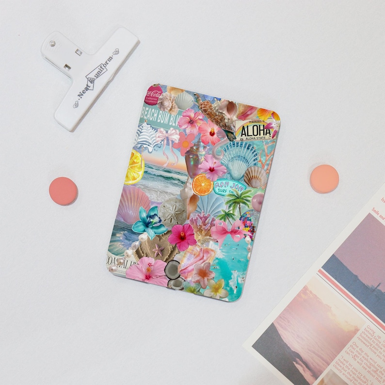 Beach Collage Art Personalized Kindle Basic 2024 Case,kindle 8/10/11 ...