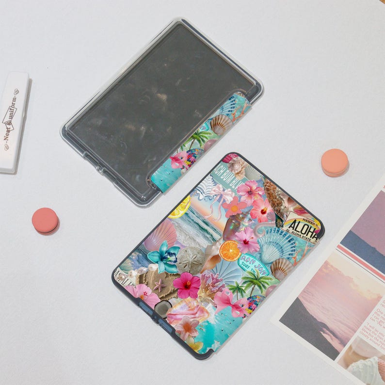 Beach Collage Art Personalized Kindle Basic 2024 Case,kindle 8/10/11 ...