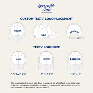 Custom Text Embroidered Hat, Personalized Cap, Vintage Baseball Hat ...
