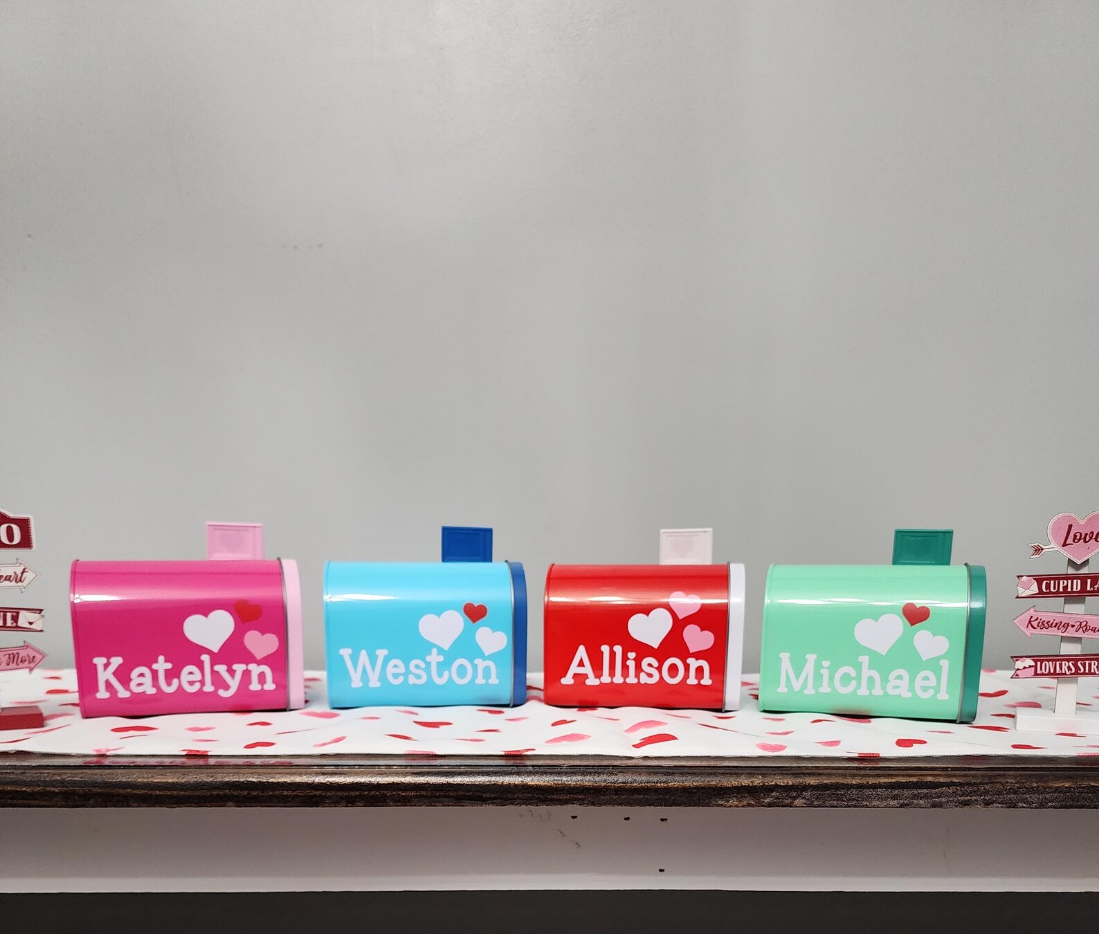 Valentines Day Mini Mailbox for Kids, Classroom Valentine Box, - Etsy