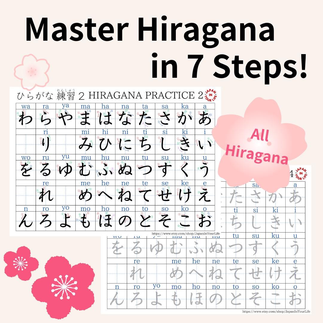 Master Hiragana in 7 Steps - A Beginner’s Guide to Learning Japanese ...