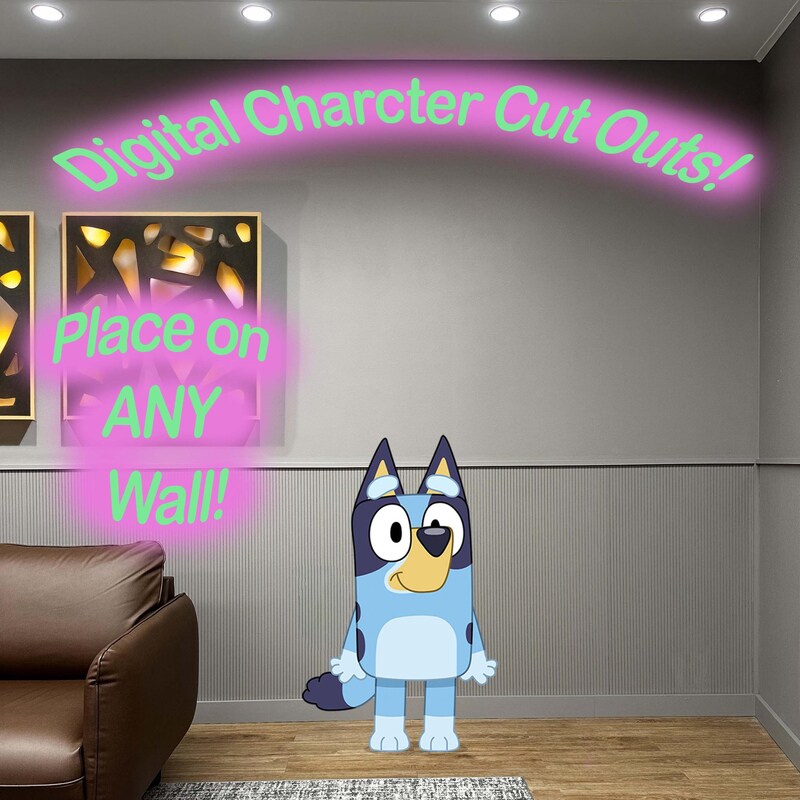 Bluey Cut Out - Etsy